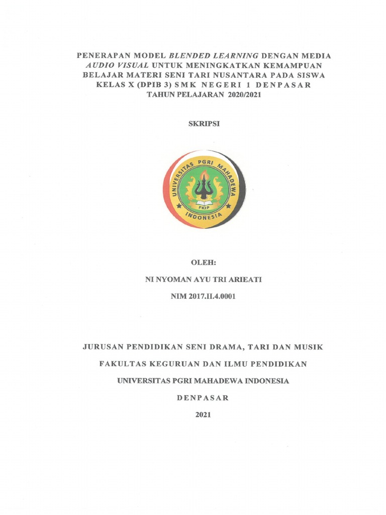 Skripsi - Ni Nyoman Ayu Tri Arieati - 2017ii40001 | PDF