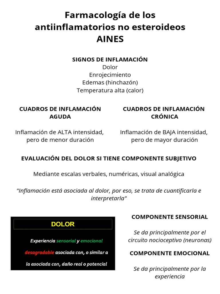 Farmacología De Los Antiinflamatorios No Esteroideos Pdf Droga Anti Inflamatoria Libre De