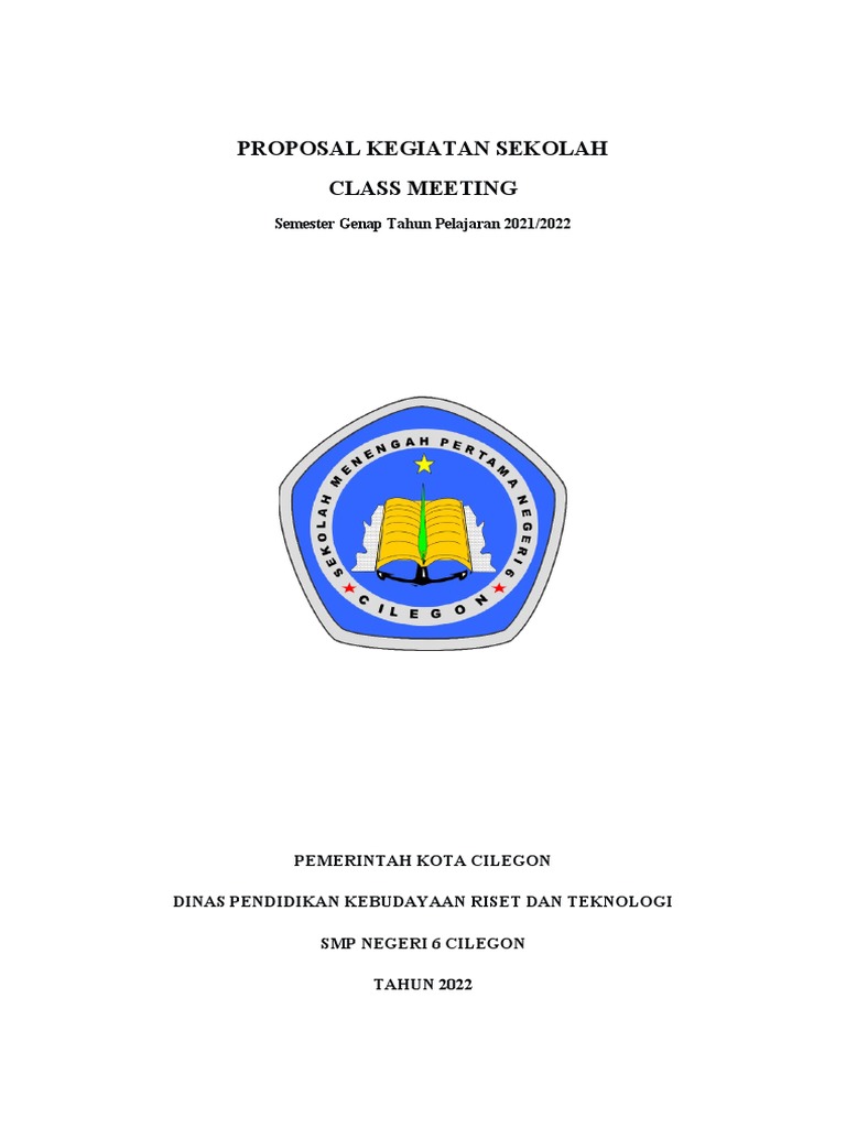 Proposal Class Meeting Sekolah | PDF