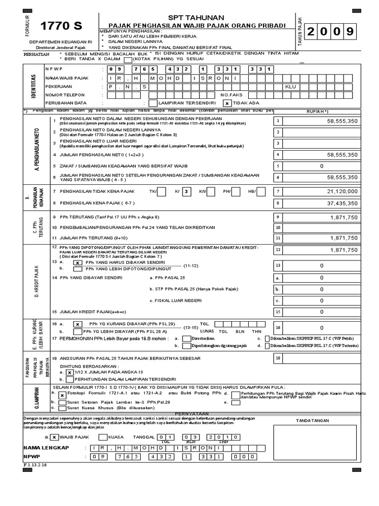 Blanko Spt.1770.s | PDF