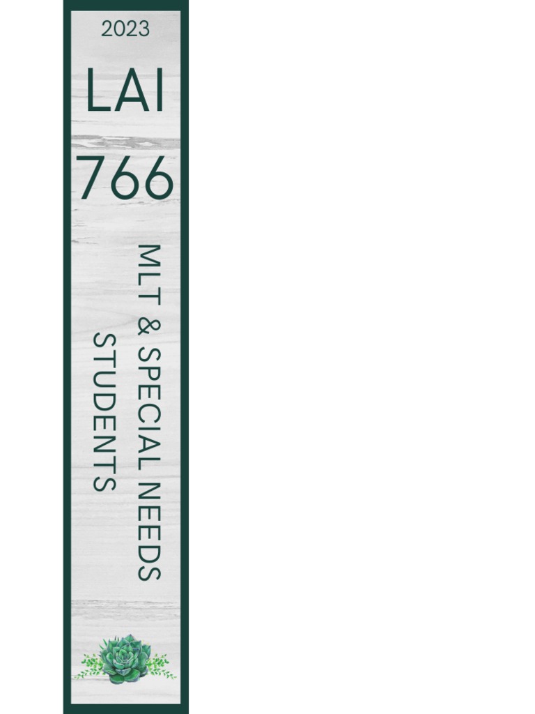 Planner Binder Spine Cover Succulent | PDF