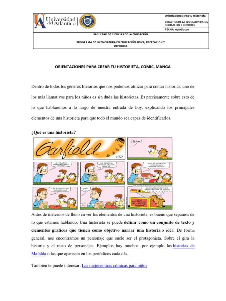 Guía para Crear Historietas | PDF | Cómics