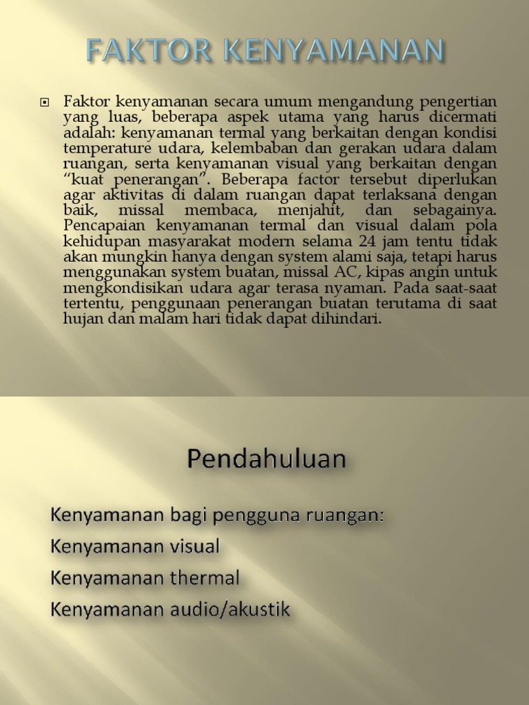 Kenyamanan Visual | PDF