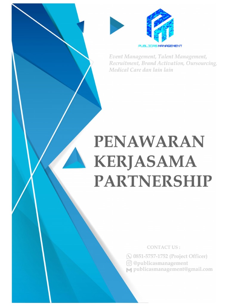 Proposal Kerjasama Event dan SDM | PDF | Karier & Perkembangan
