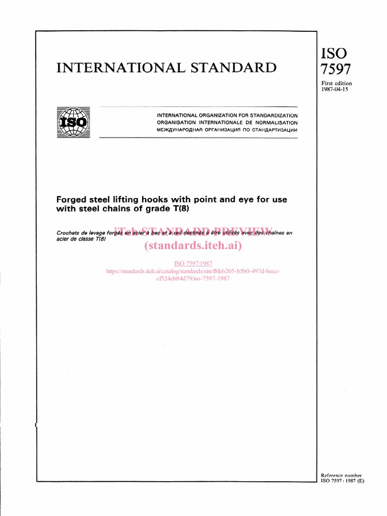 Iso 7597 1987 | PDF | International Organization For Standardization ...