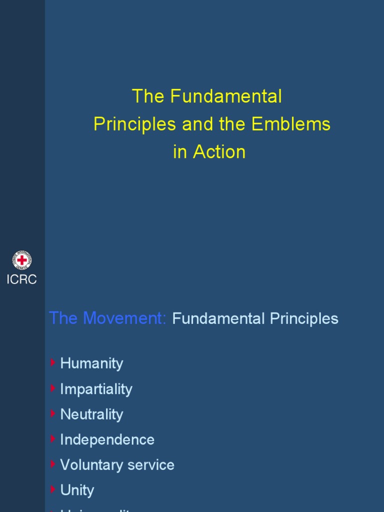 Emblem and Fundamental Principles Combined | PDF | International ...