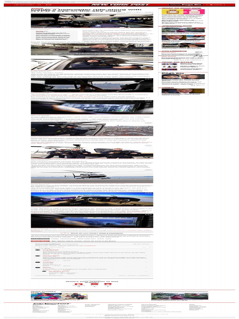 Inside A Helicopter Ride-Along With NYPD's Aviation Unit | PDF