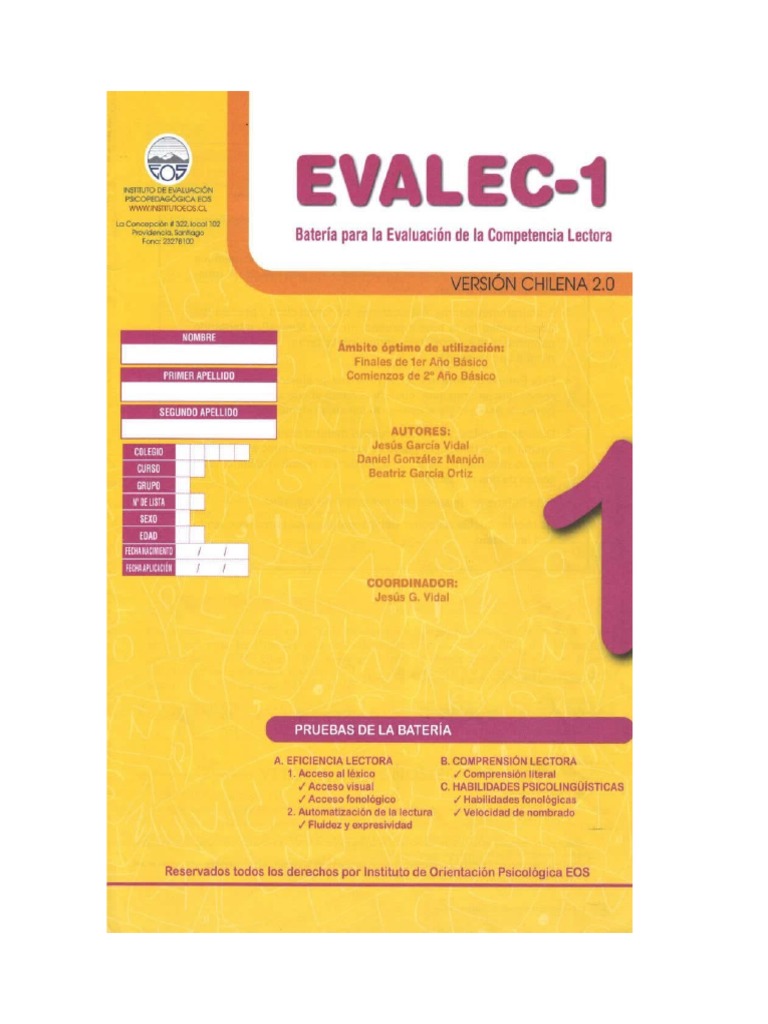 Evalec - 1 | PDF