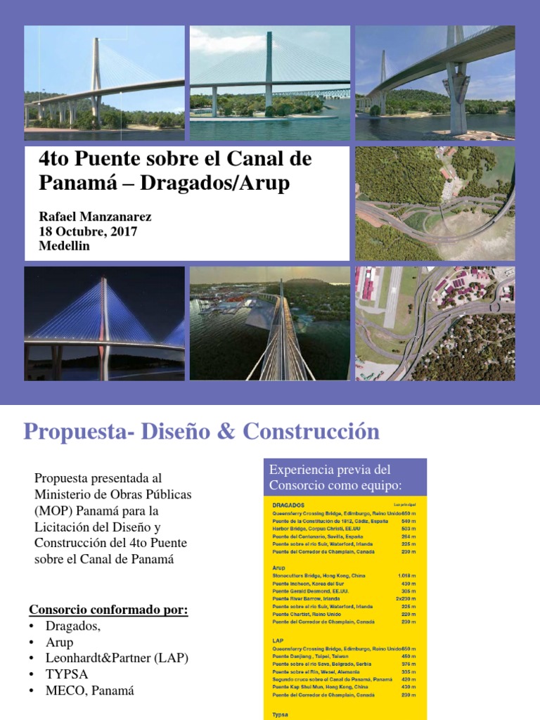 4to Puente Sobre El Canal Proposal | PDF | Puente