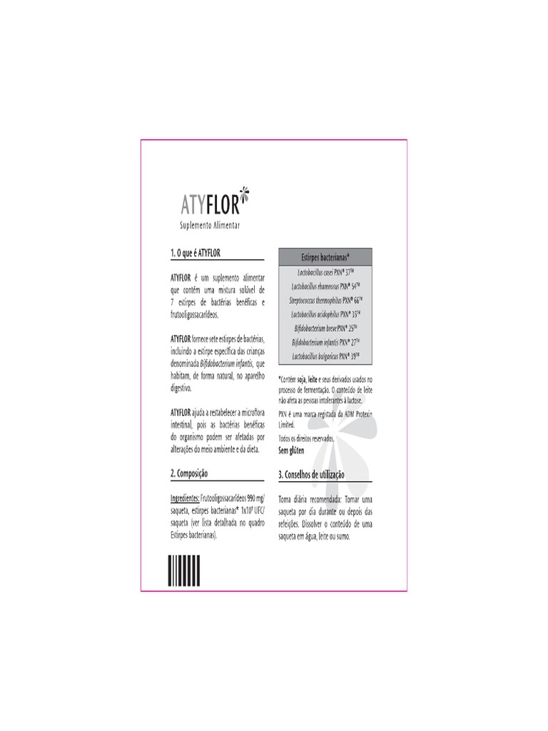 Folheto Informativo Atyflor | PDF