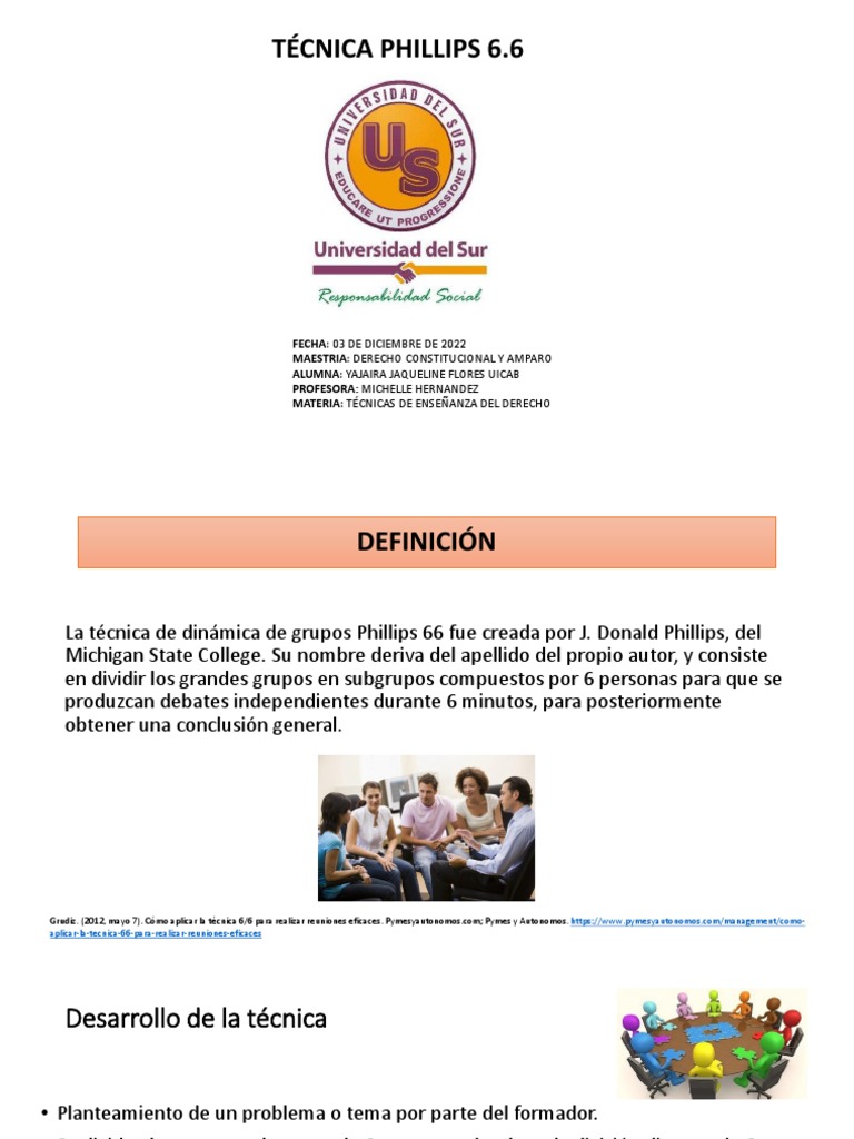 Tecnica Phillips 66 | PDF