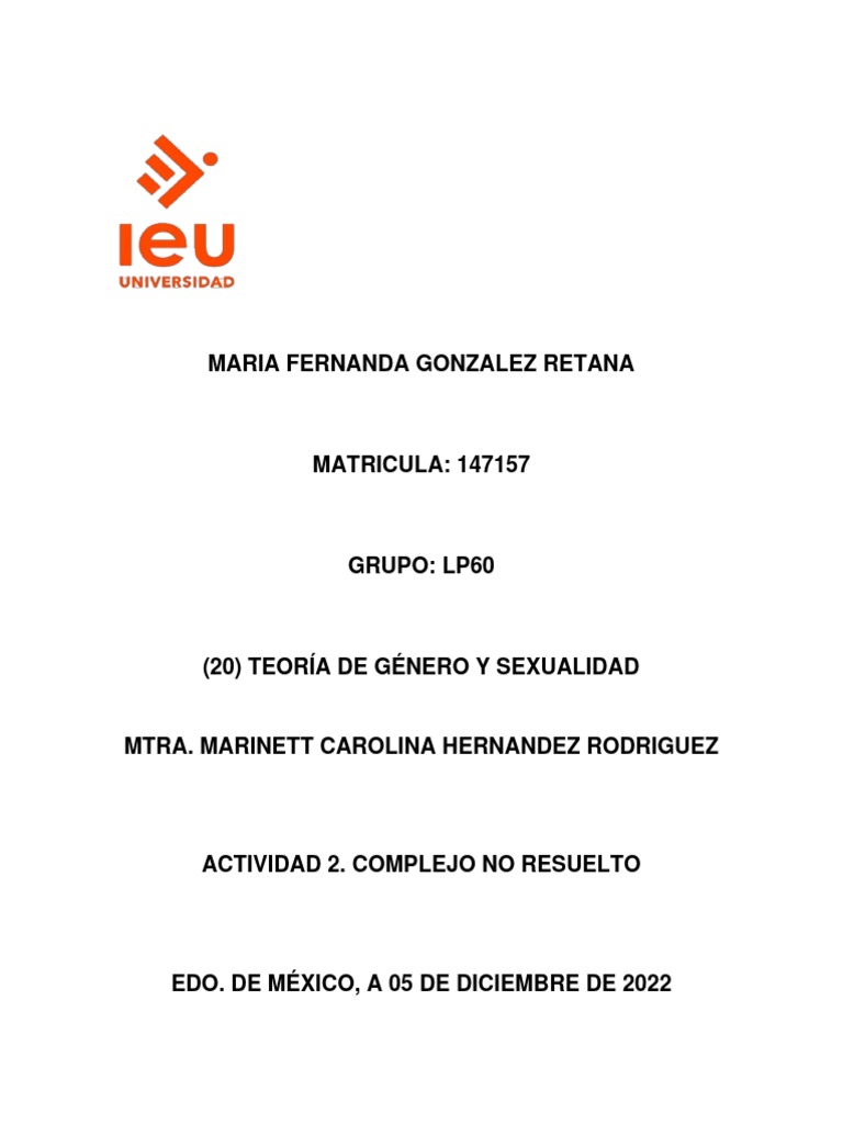 MARIA FERNANDA GONZALEZ RETANA Actividad de Aprendizaje 2.-. | PDF ...