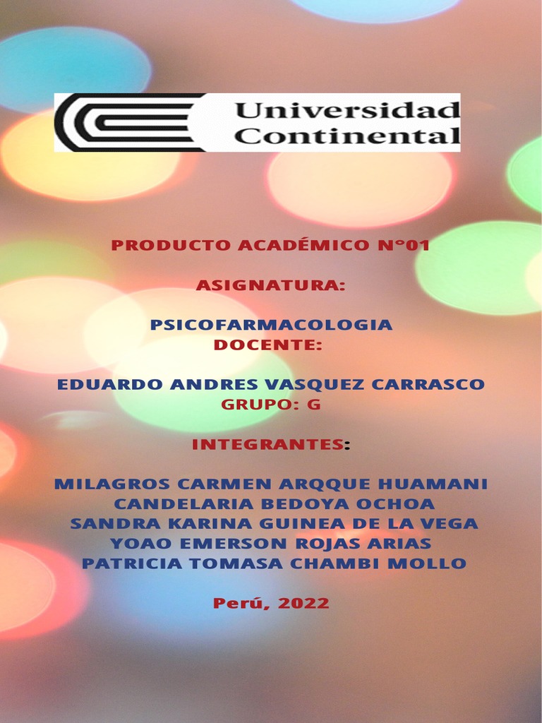 Pa1 Grupo G | PDF | Medicamentos con receta | Farmacología