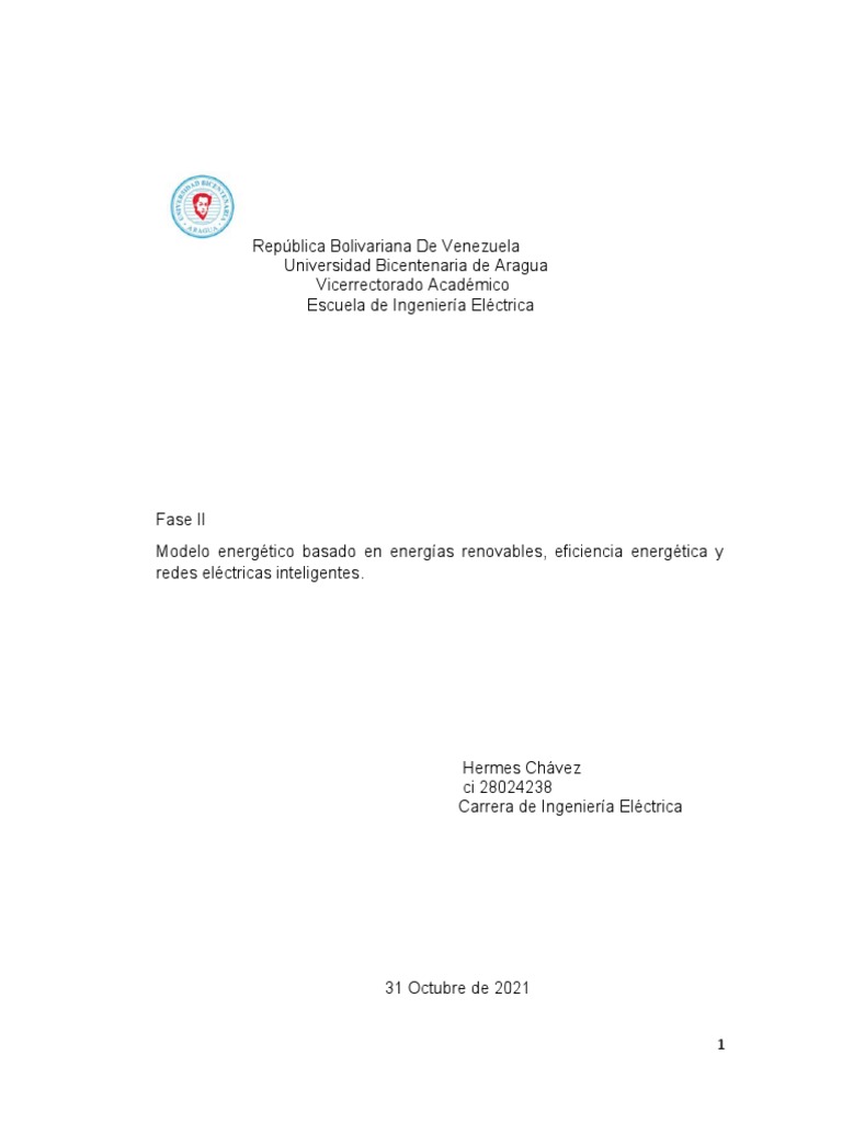 Paper Fase II Hermes Chavez Ureña | PDF | Energía renovable | Energía solar