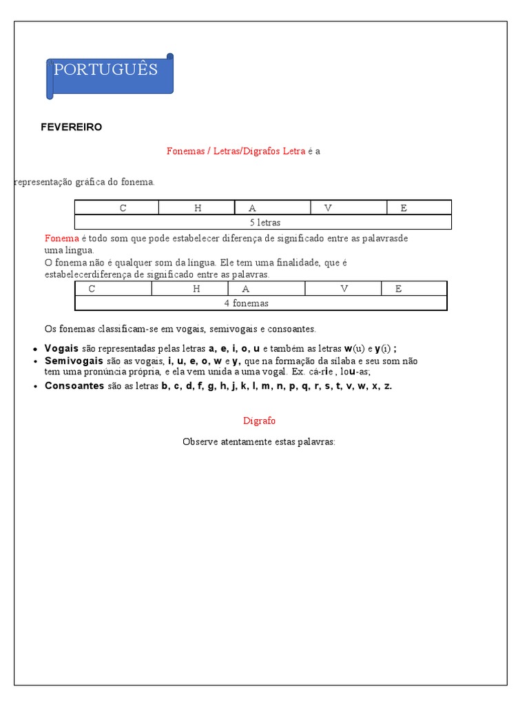 Caderno Ciclo 4 2023 | PDF | Fonema | Linguística