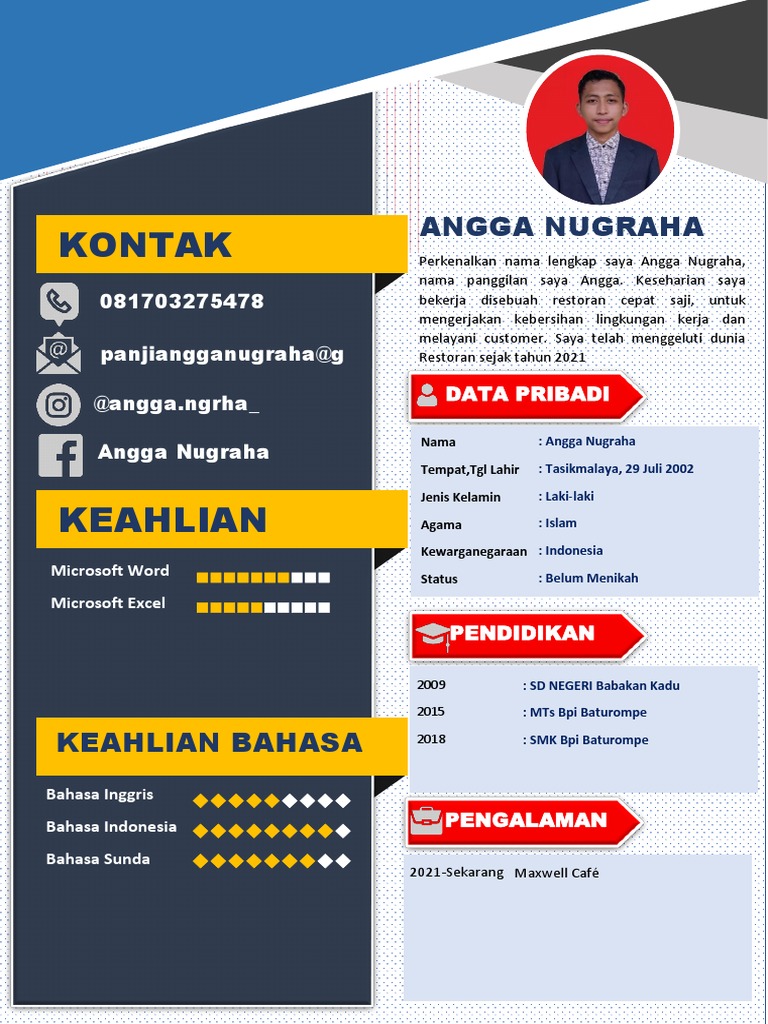 CV Angga Nugraha | PDF