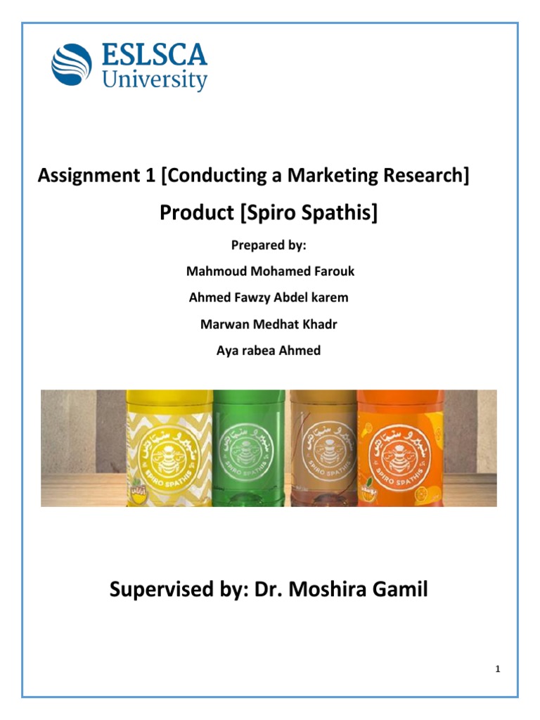 Marketing Research Assignment 1 | PDF | Survey Methodology | Likert Scale