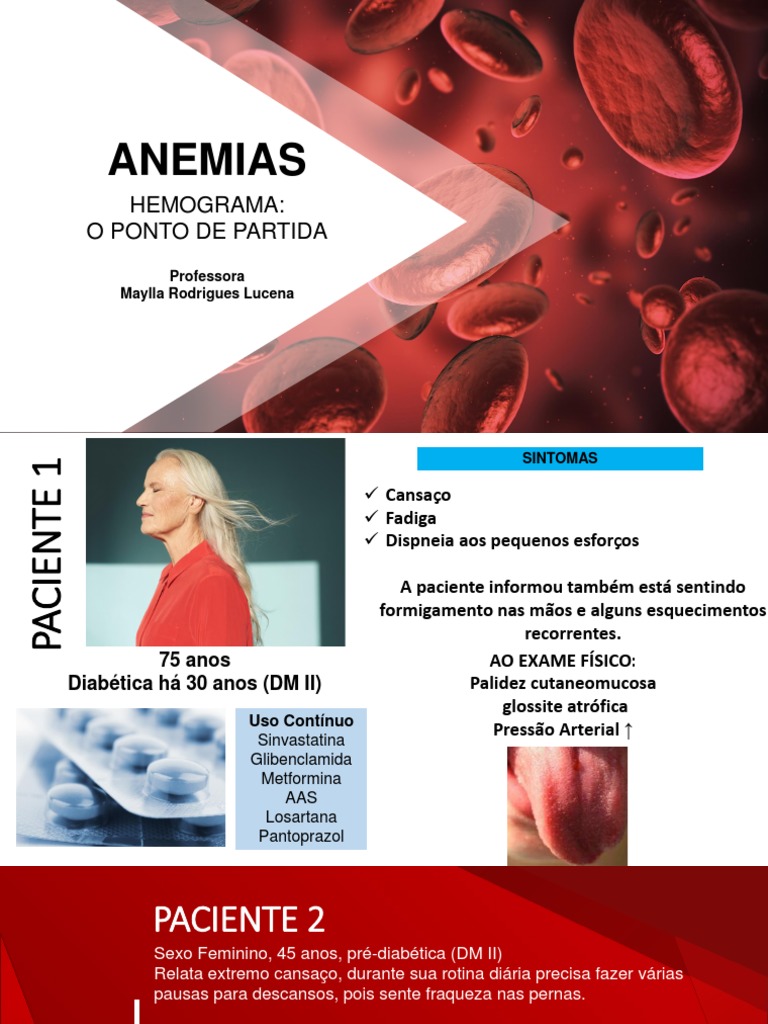 Anemia em Pacientes Idosos e Sintomas | PDF | Anemia | Anatomia