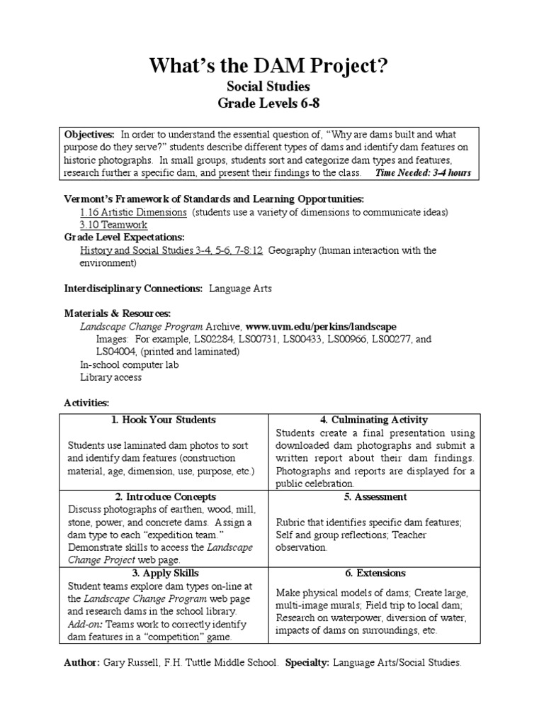 Dam Project | PDF | Dam | Learning