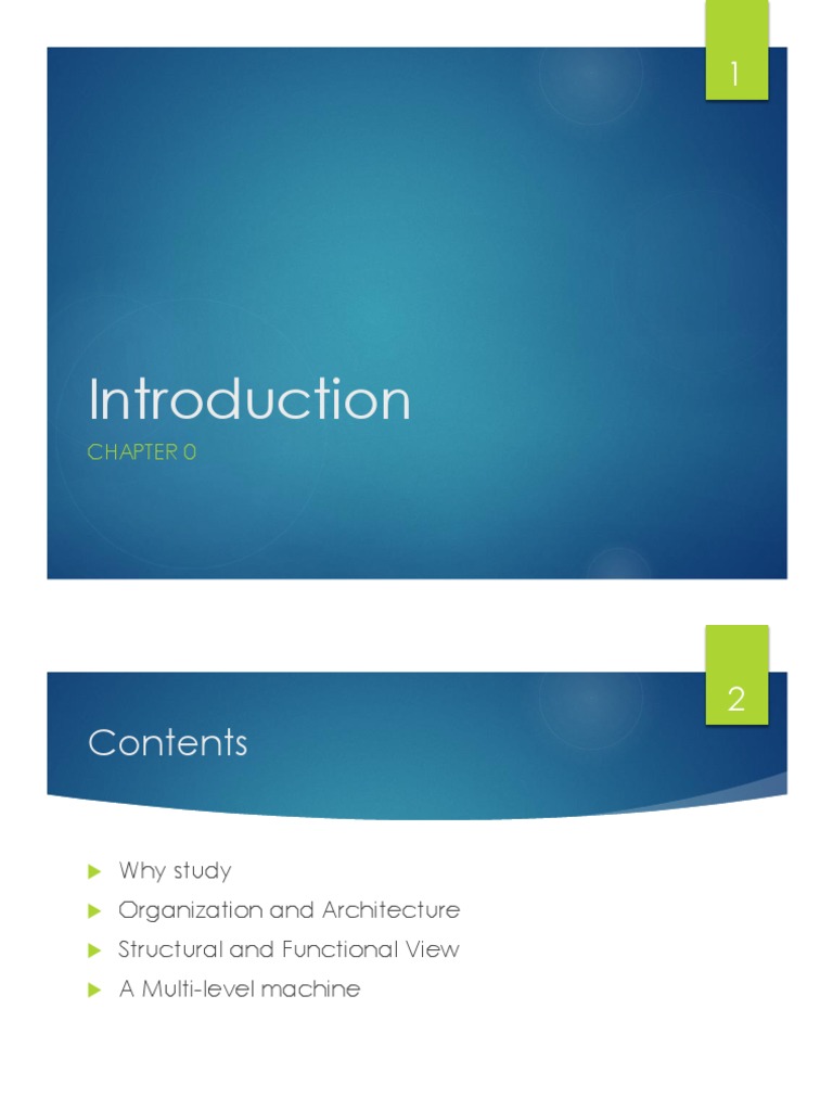 Chapter 00 | PDF | Central Processing Unit | Computer Architecture