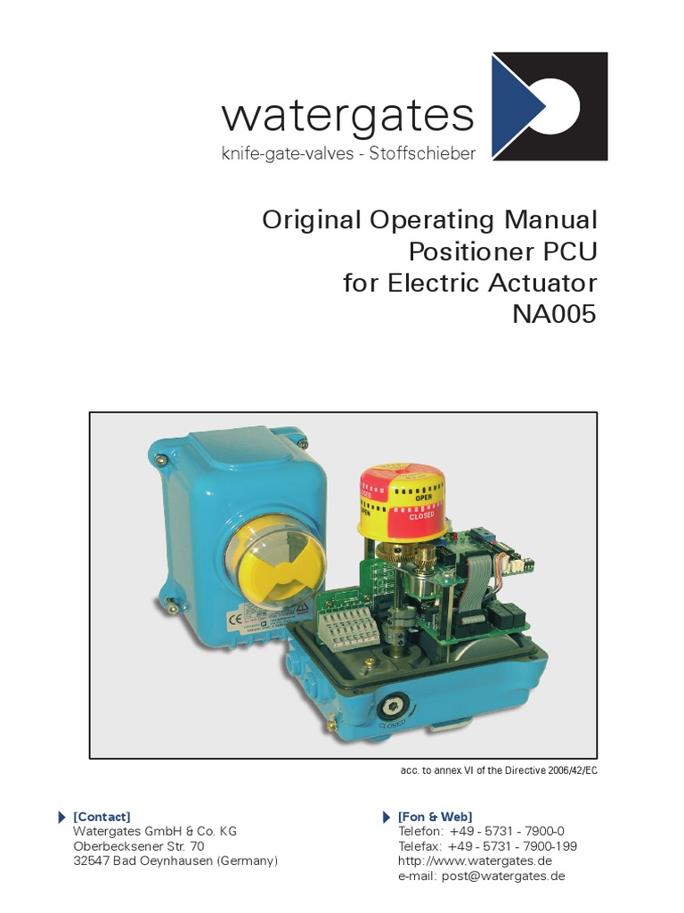 Manual PCU | PDF | Valve | Actuator