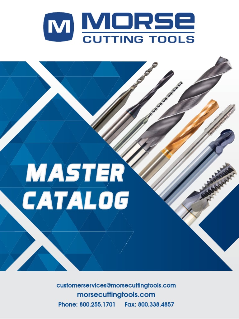 Morse Cutting Tools - Master Catalog | PDF | Steel | Materials