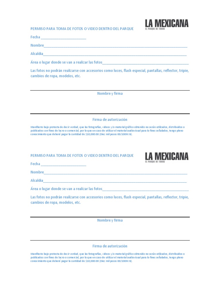Permiso para Fotos Basico | PDF | Tecnología