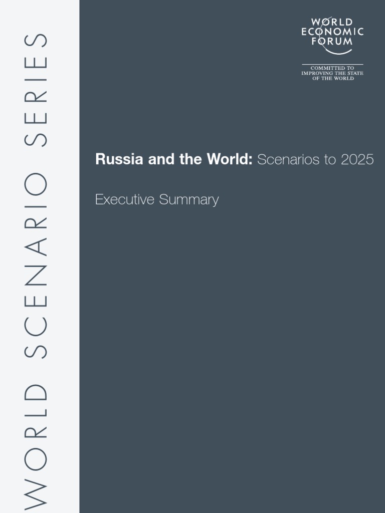 Russia and The World: Scenarios To 2025: Executive Summary | PDF ...