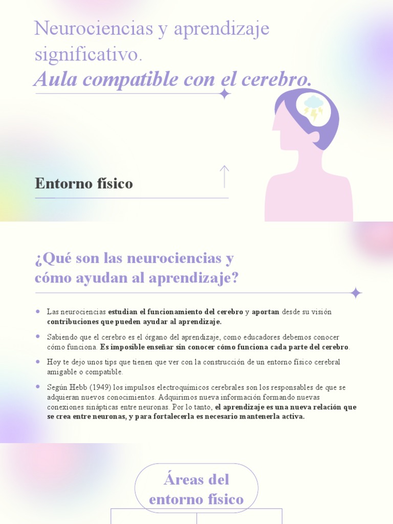 Neuroscience and Meaningful Learning - Brain-Compatible Classroom - Physical Environment by ...