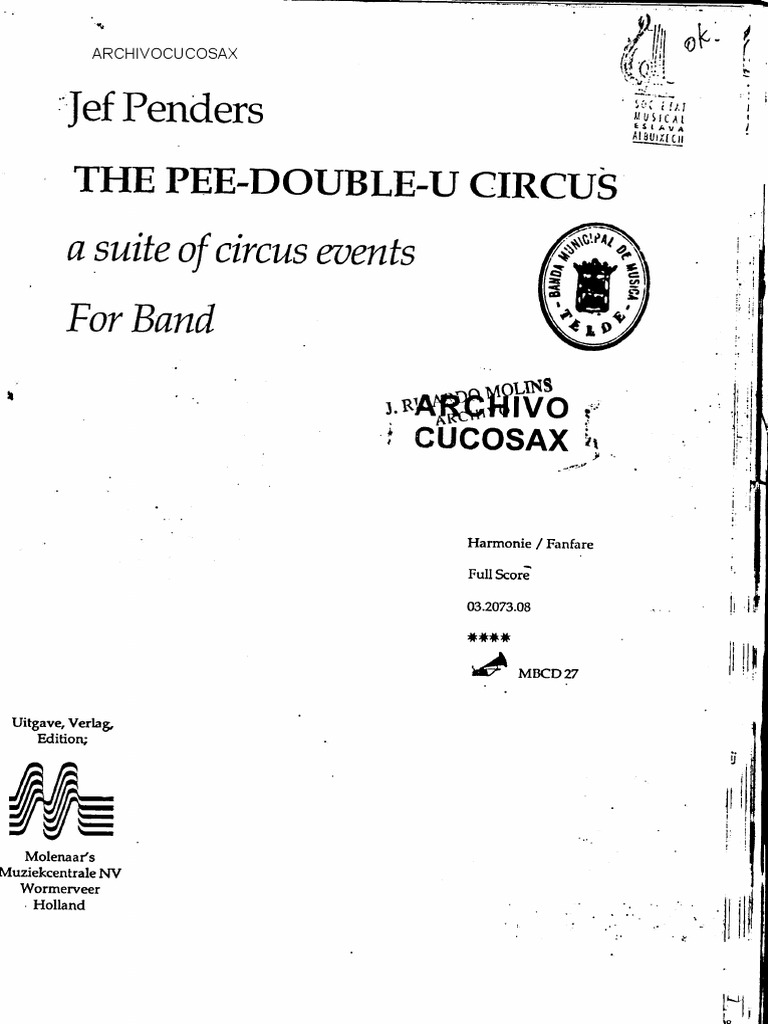 Guion The Pee-Double-U Circus | PDF