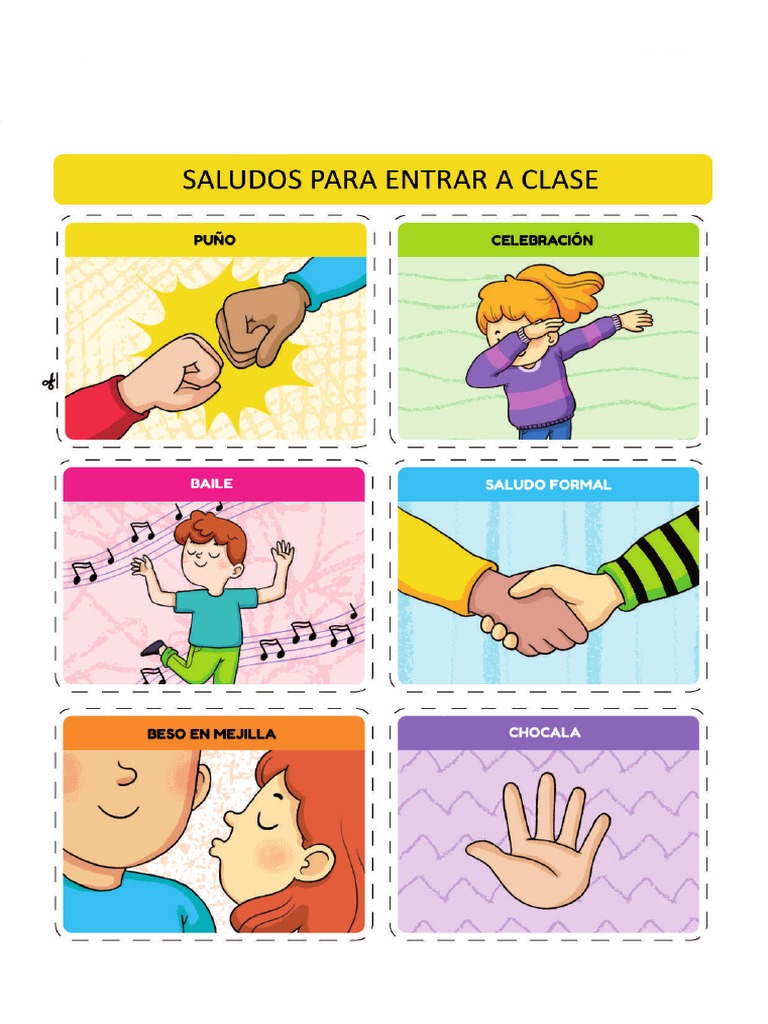 Saludos para Entrar A Clase | PDF