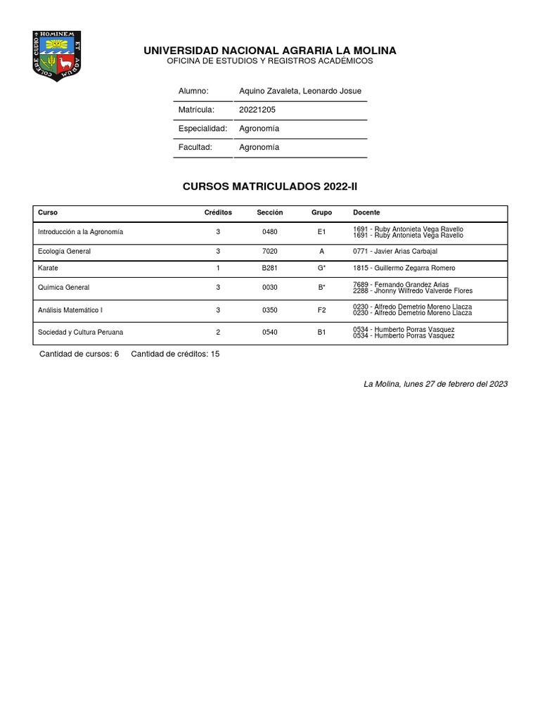ConstanciaMatricula 20221205 20222 202302271156 | PDF