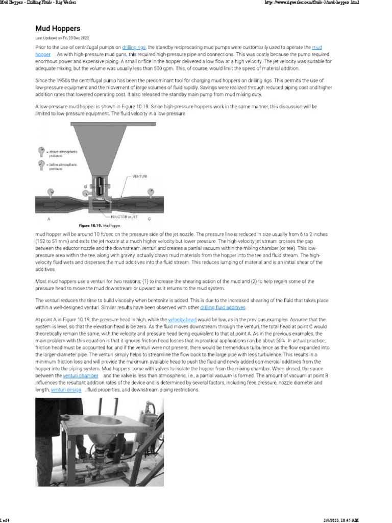 Mud Hoppers - Drilling Fluids - Rig Worker | PDF | Science & Mathematics
