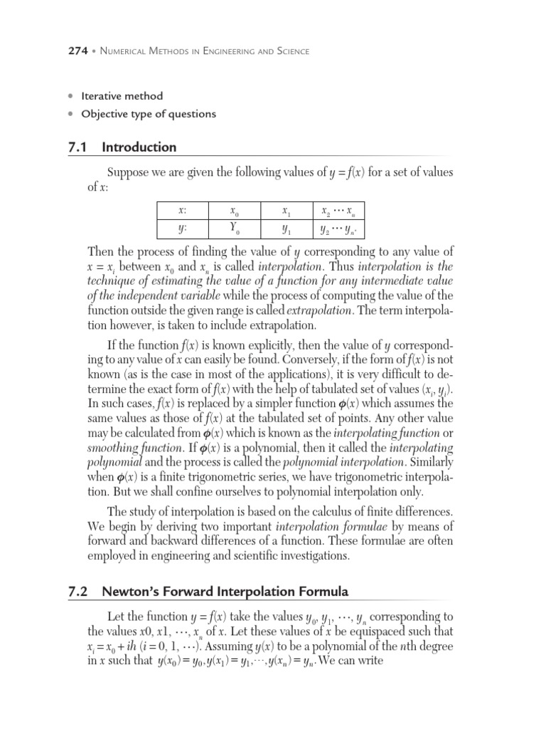 Newton Gregory Handout | PDF | Interpolation | Function (Mathematics)