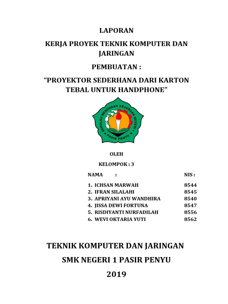 Proyektor Karton Sederhana untuk HP | PDF | Teknologi & Rekayasa