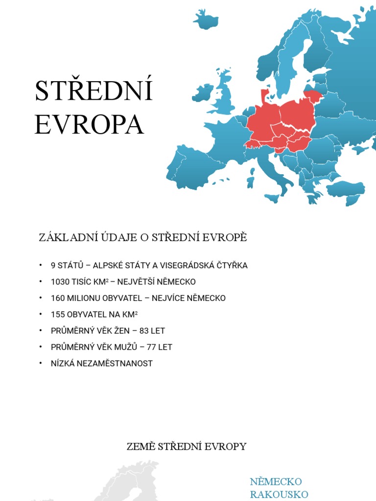 Makroregion - Střední Evropa | PDF