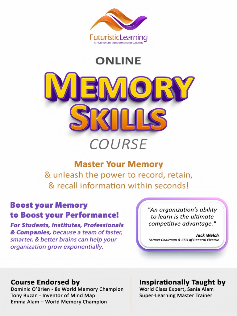 CourseOverviewMemorySkillsCourse 220505 003137 | PDF
