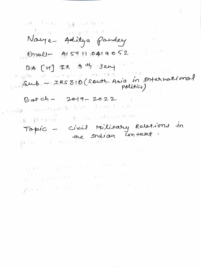 Aditya Pandey - A159110419052 HA | PDF