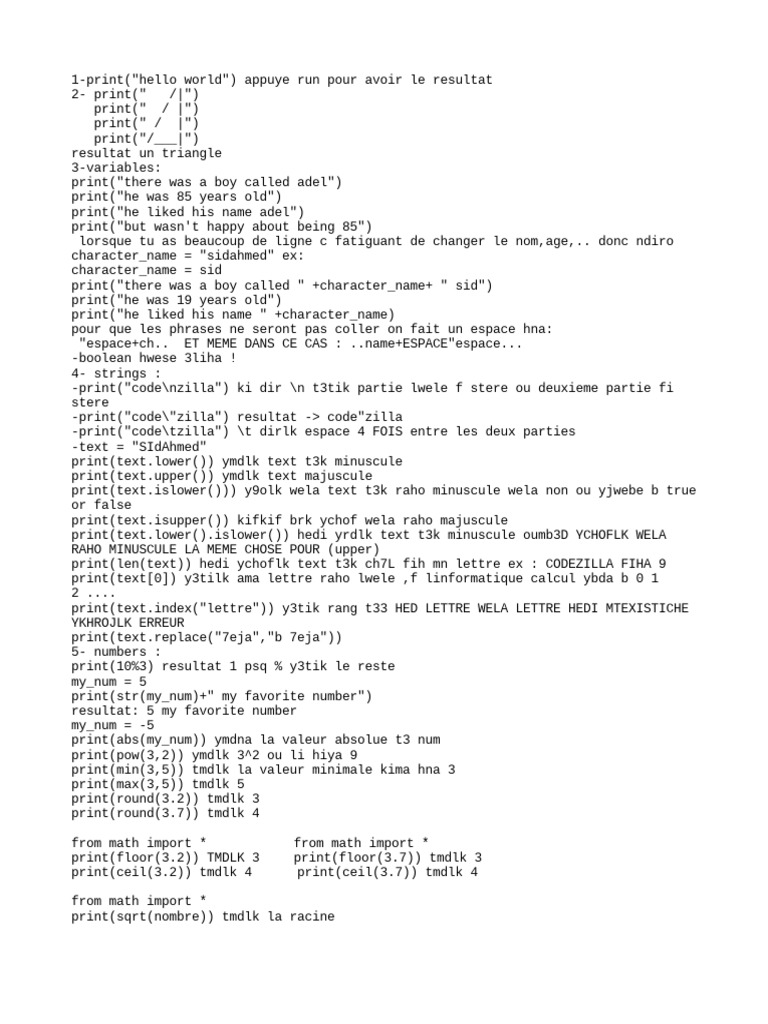 Python Courses Pdf Grammar Linguistics 