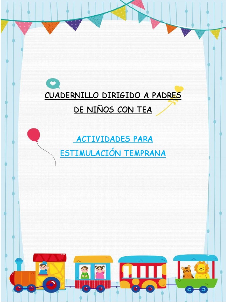 Cuadernillo Estimulación Temprana | PDF | Aprendizaje | Aquisición de idioma