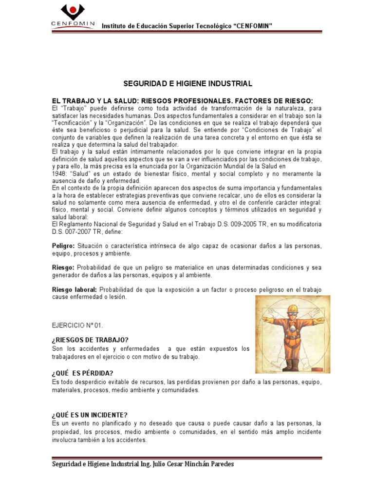 Seguridad e Higiene Industrial | PDF | Seguridad y salud ocupacional | Higiene Ocupacional