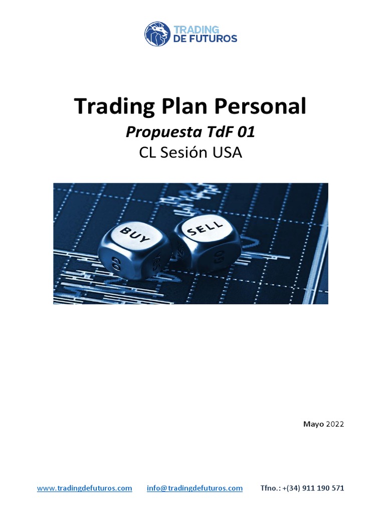 Plan de Trading para 25 Contratos CL | PDF
