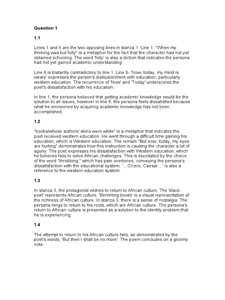 Eng 1501 Assignment 1 | PDF | Cognitive Science | Cognition