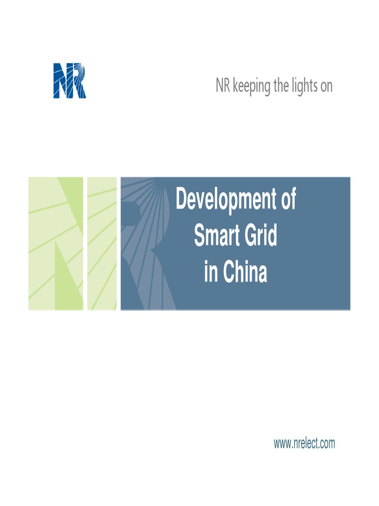 Nari Electric- Development of Smart Grid in China -27feb2014 | PDF ...