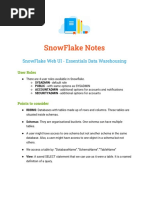 Snowflake Notes | PDF | Databases | Cloud Computing
