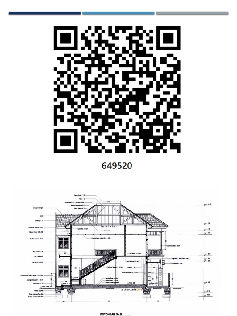 3 - Layout Denah Potongan Detail | PDF