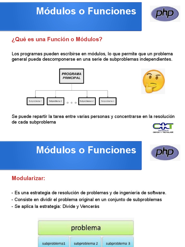 10 Modulos Funciones | PDF | Programación de computadoras | Programa de computadora