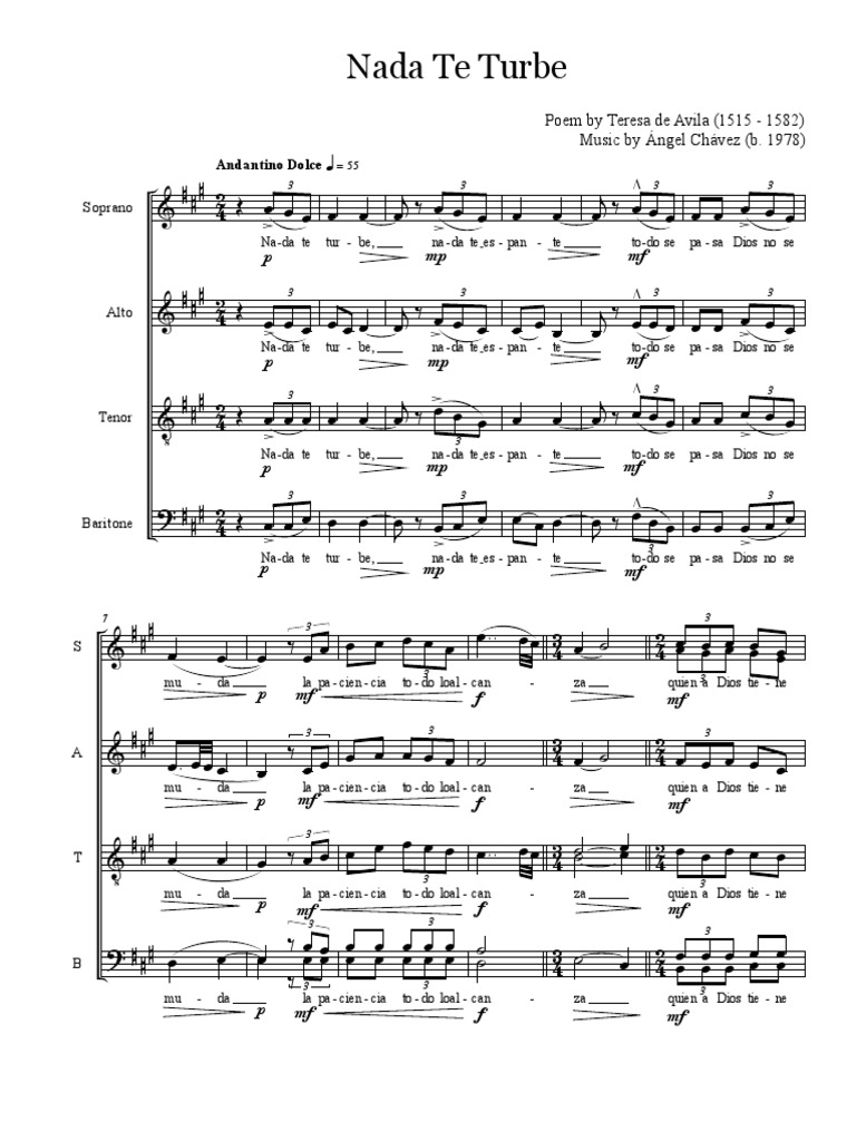 Nada Te Turbe | PDF