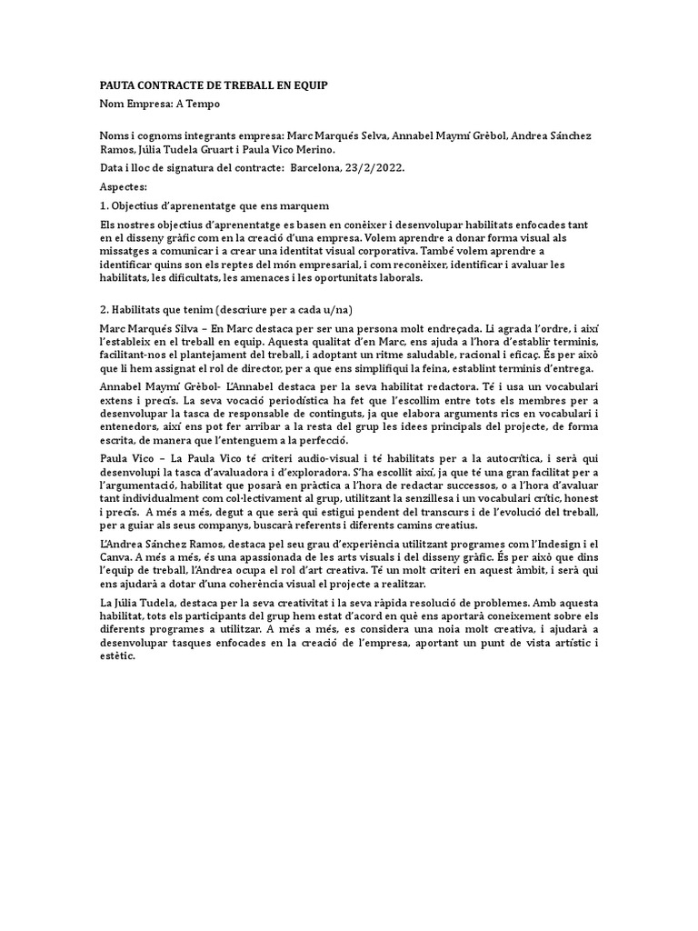 Treball Disseny | PDF