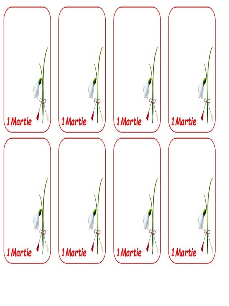 Cartoane Martisoare | PDF